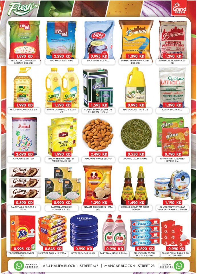 Grand Fresh Abu Halifa & Mangaf Super Weekly Offers