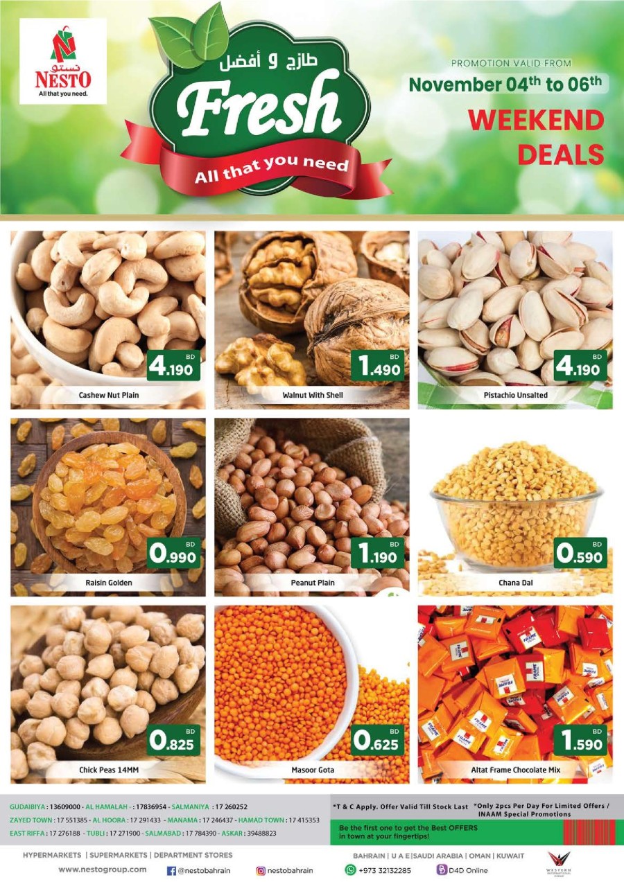 Nesto Hypermarket Fresh Weekend Promotion | Bahrain Offers